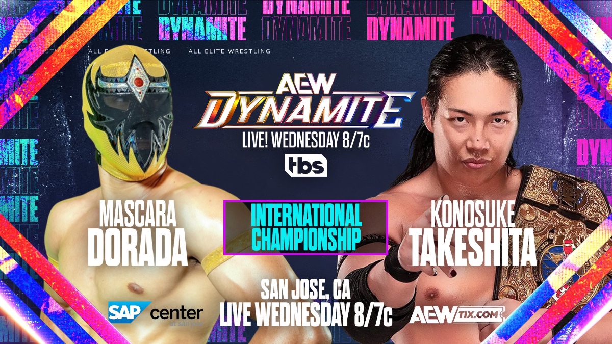 AEW Now Interested In Booking Konosuke Takeshita Vs. Mascara Dorada After Fake Graphic Goes Viral